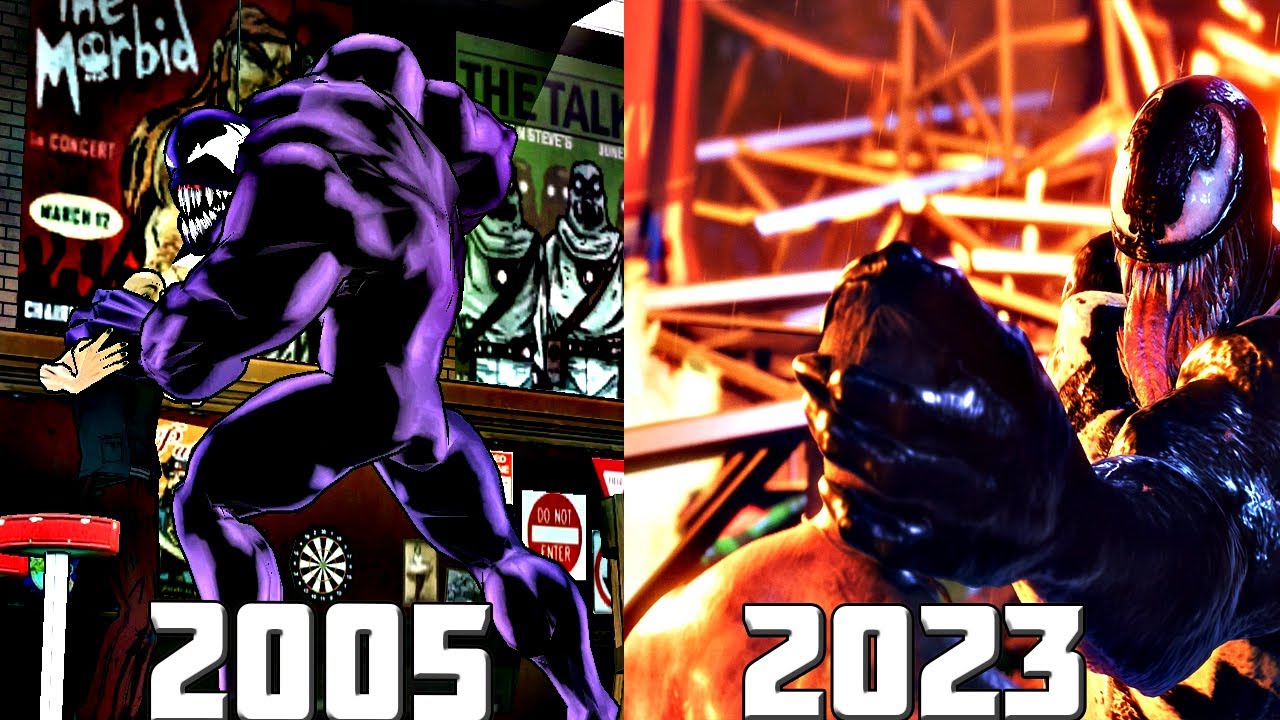 Evolution of Venom Gameplay in Spider-Man Games (2005-2023) - YouTube