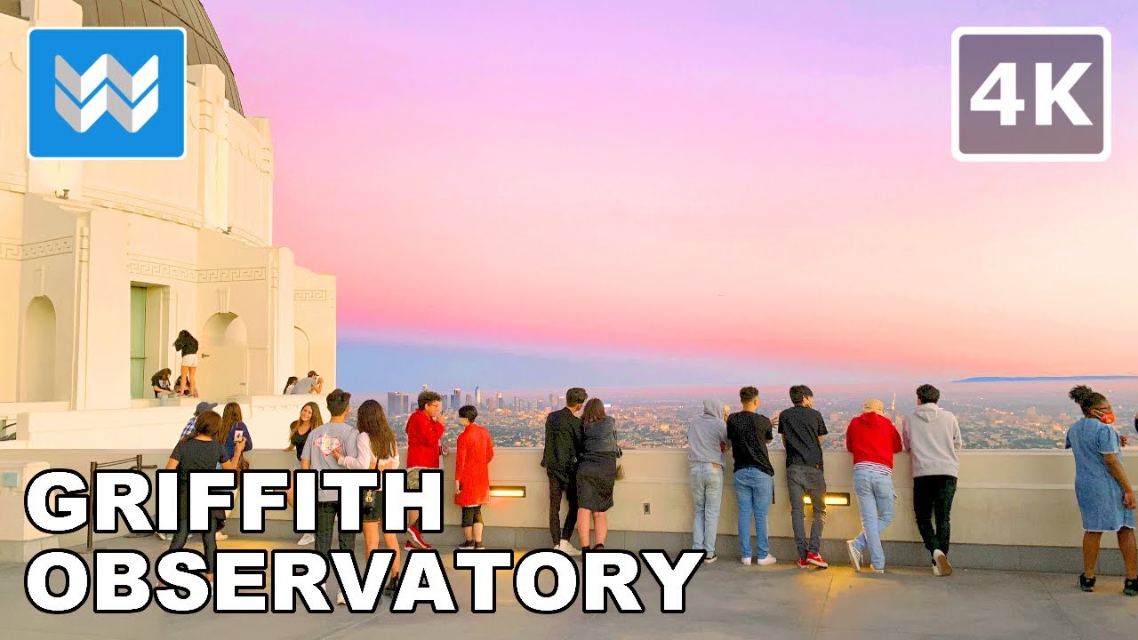[4K] EPIC Sunset at Griffith Observatory in Los Angeles, California USA ...