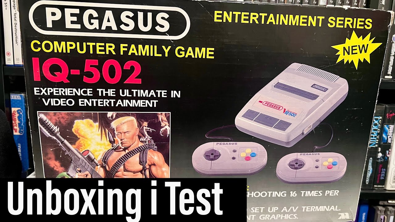 Konsola Pegasus IQ-502 do Retro Kolekcji Unboxing i Test - YouTube