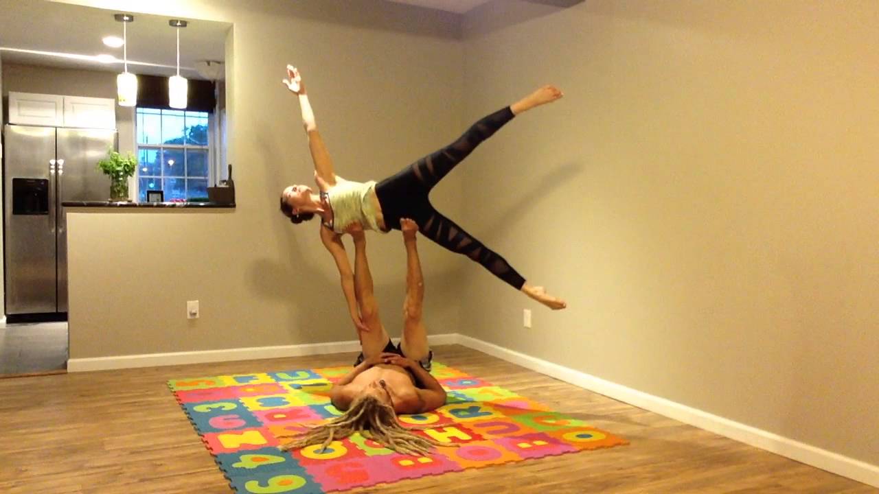 Acronomics Anonymous - Basic & Intermediate AcroYoga Sequence - YouTube