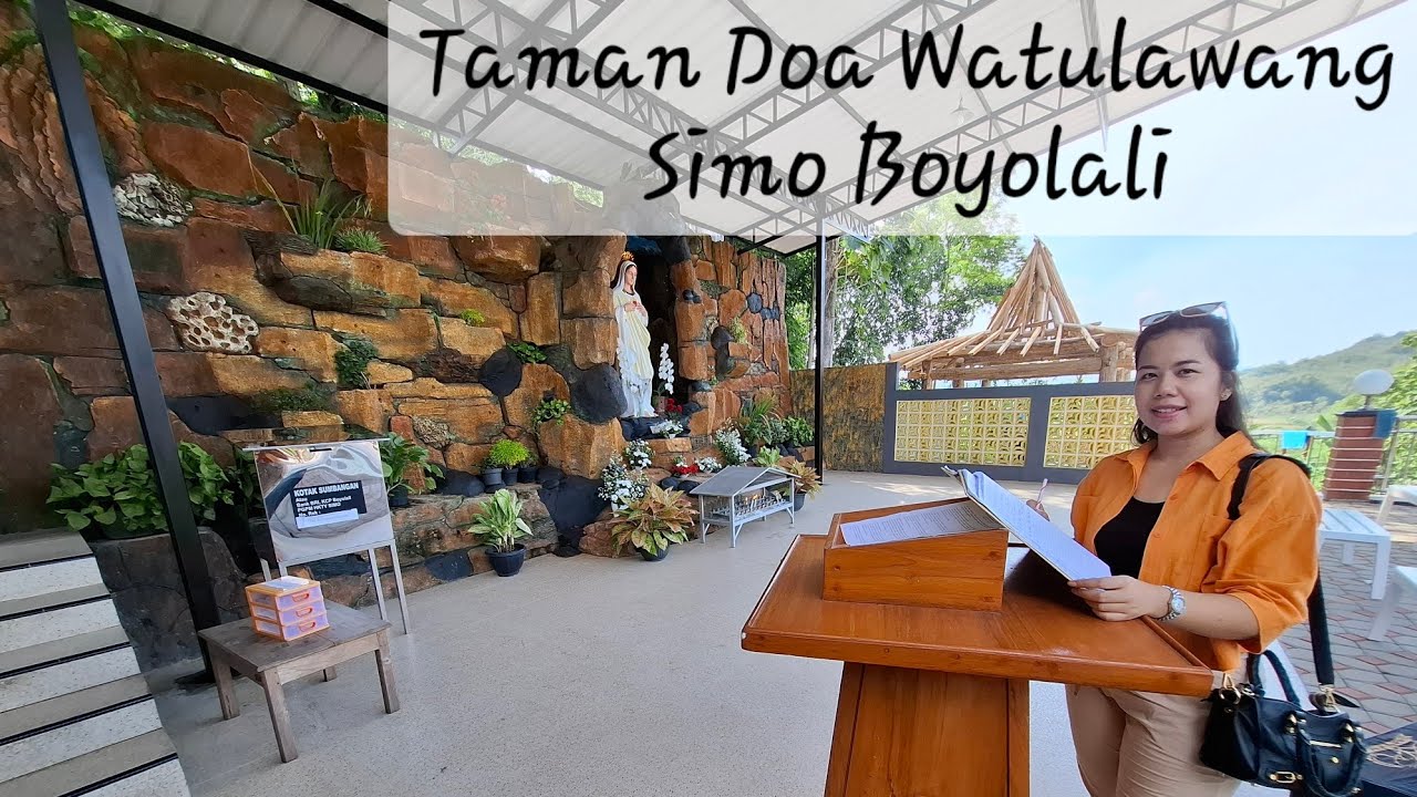 Taman Doa dan Gua Maria Watulawang Simo Boyolali - YouTube