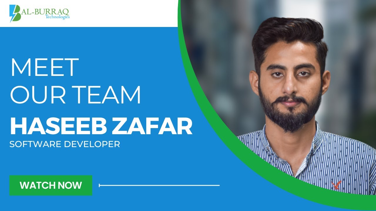 Meet our valued resource Mr, Haseeb Zafar . He is Flutter Developer at Al-Burraq Technologies ...