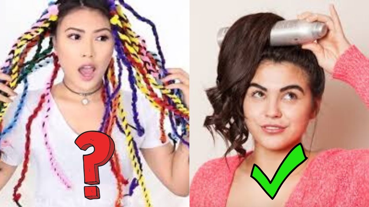 AMAZING HAIR HACKS THAT ACTUALLY WORK 💕💜| LOW KEY EXTRA EDITION - YouTube