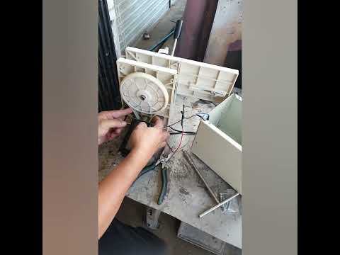 TO REPLACE MOTOR BELT FOR CURTAIN EYELET MACHINE