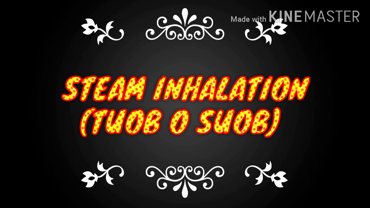 STEAM INHALATION (Tuob or Suob): Home Remedies - YouTube