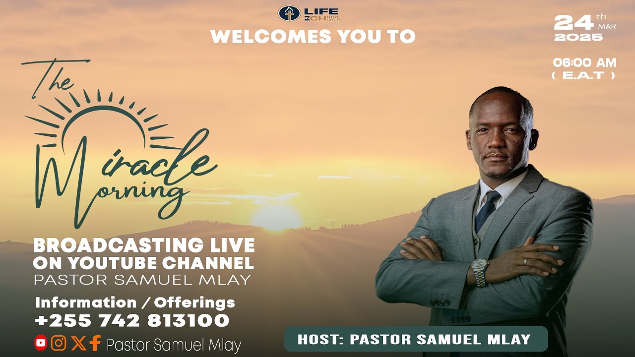LIVE: MERCY | GRACE | SPEED | PASTOR SAMUEL MLAY - YouTube
