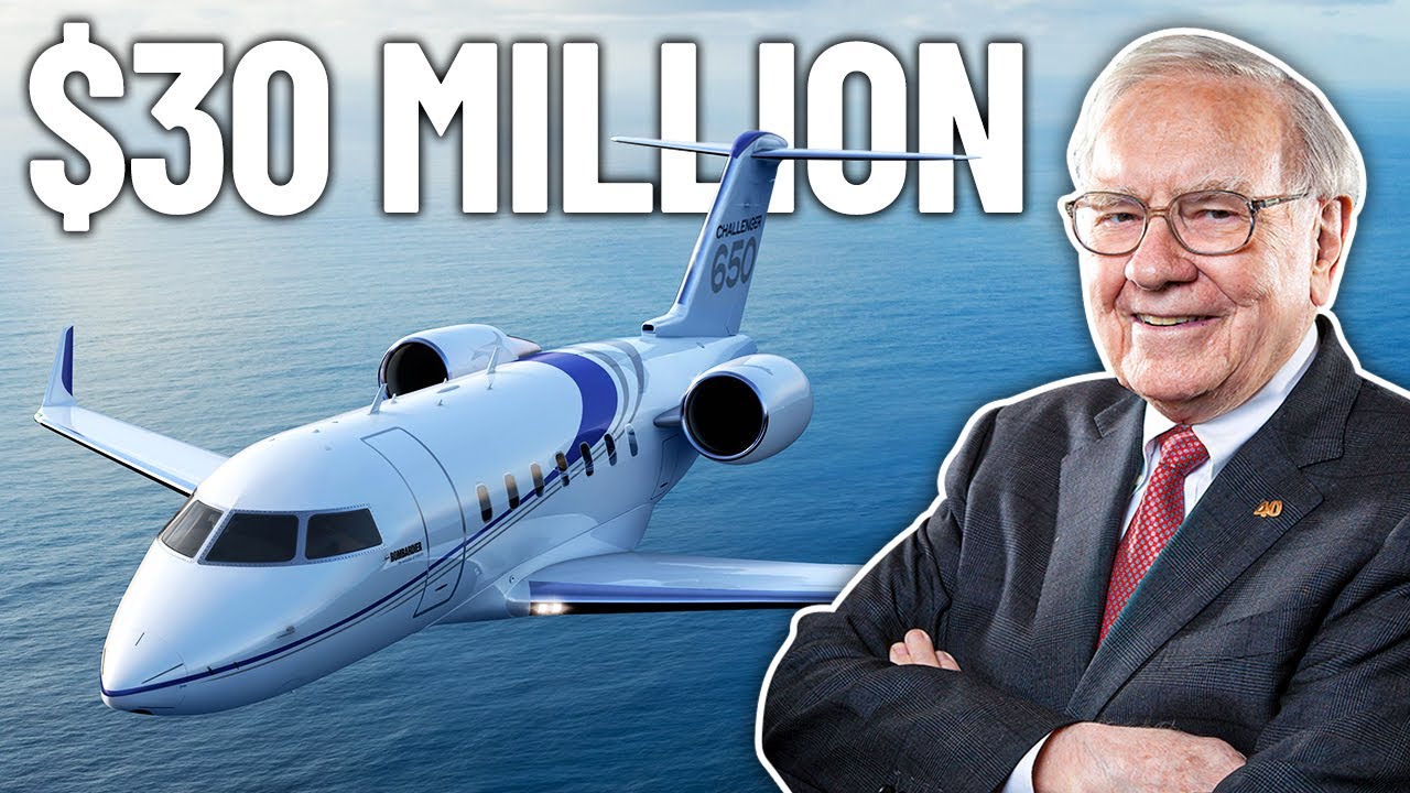 Inside Warren Buffett's Bombardier Challenger - YouTube