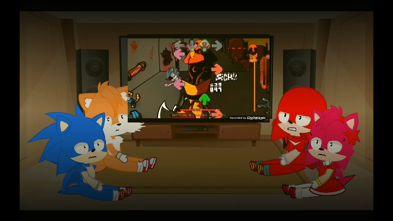 Sonic and his Friends react to Starved Eggman - YouTube