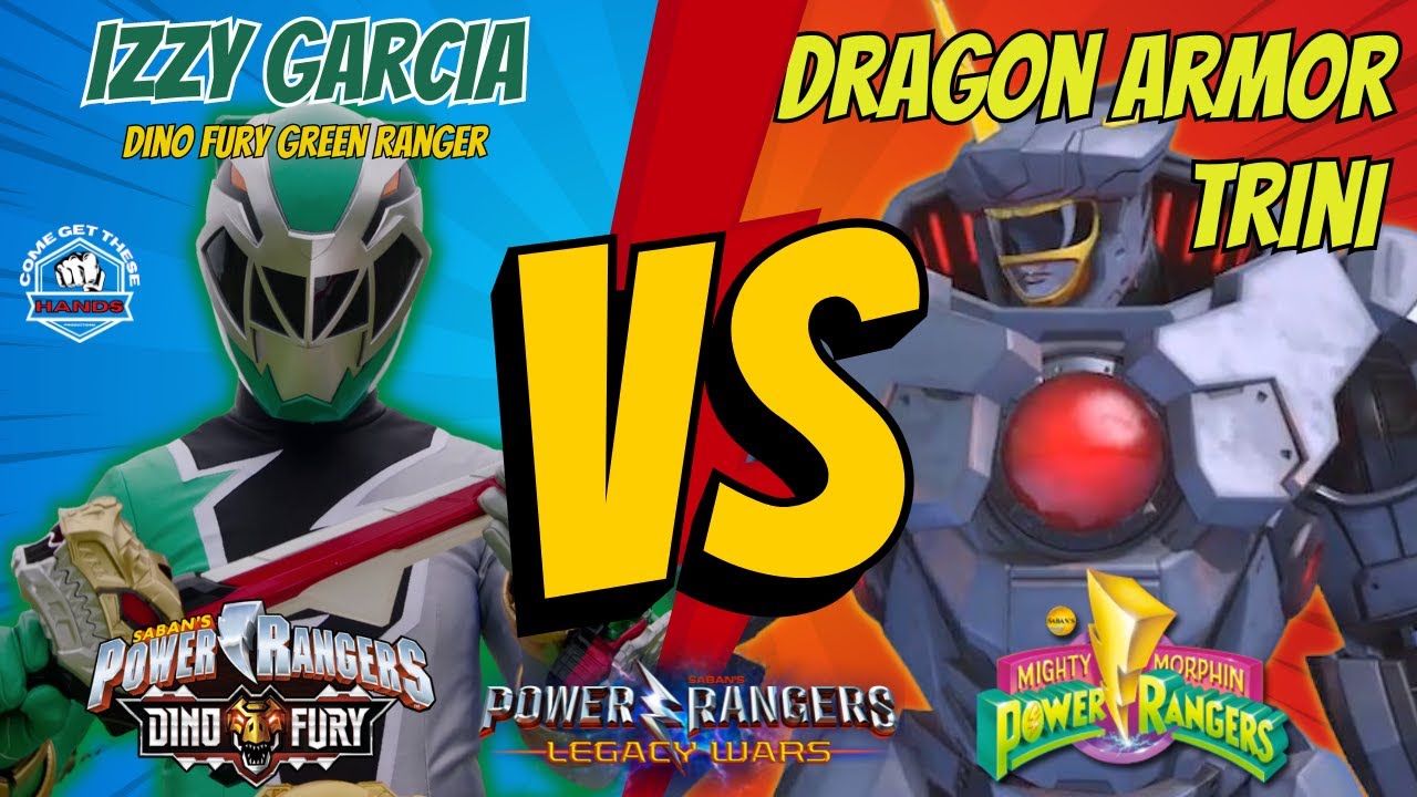 Izzy Garcia Vs Dragon Armor Trini | Power Rangers Legacy Wars - YouTube