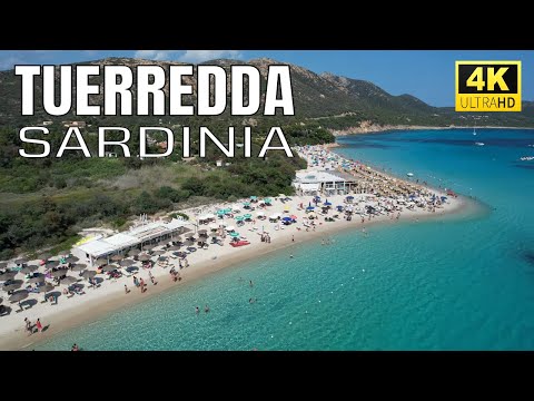 TUERREDDA Beach SARDINIA 4K 🌴 Top 10 Sardinia Beaches 🌊 Teulada ITALY Drone 27.06.2023