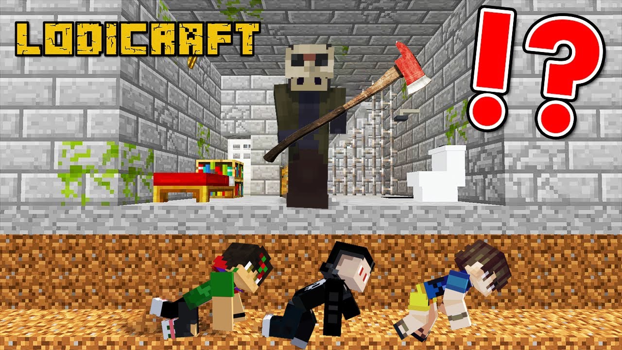 ESCAPE FROM THE KILLER in Minecraft!? - YouTube