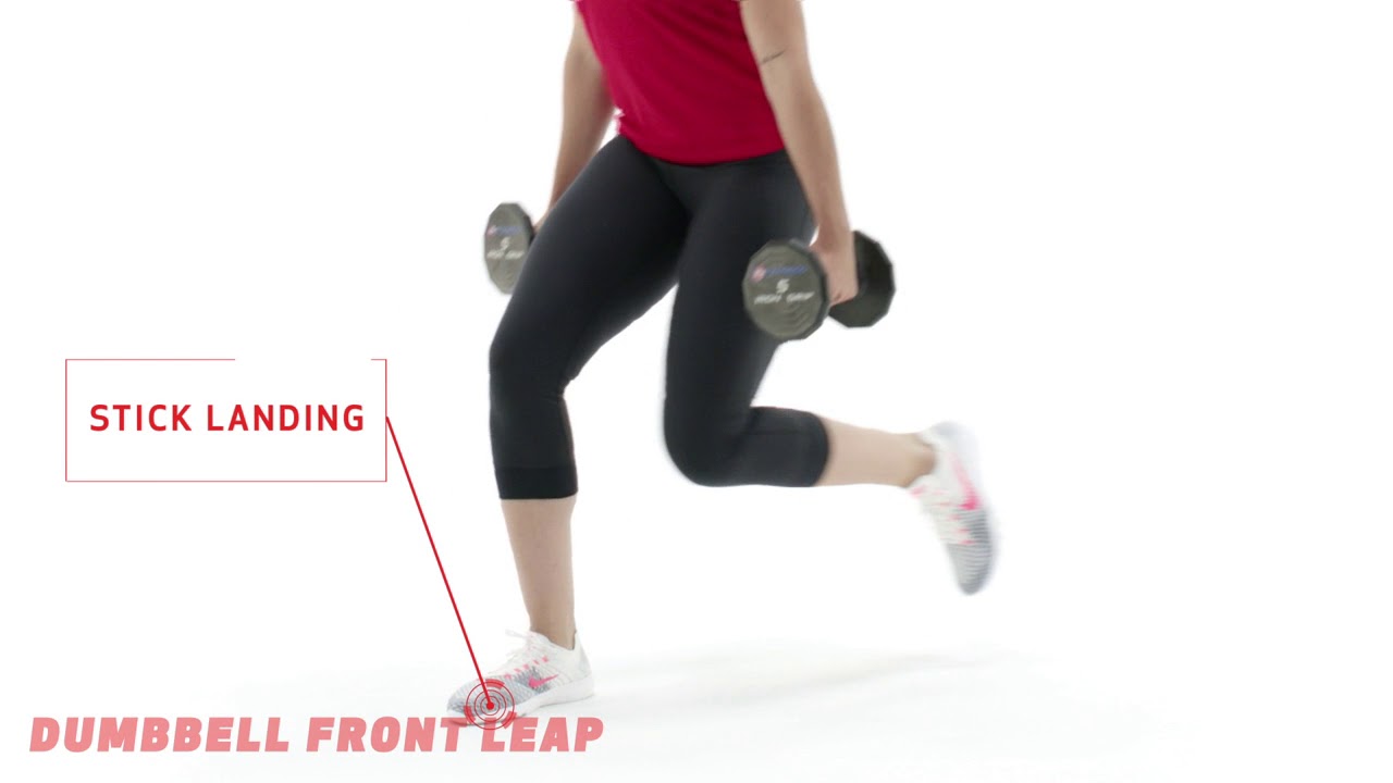 Dumbbell Front Leap—Swimmer’s Strength Workout - YouTube