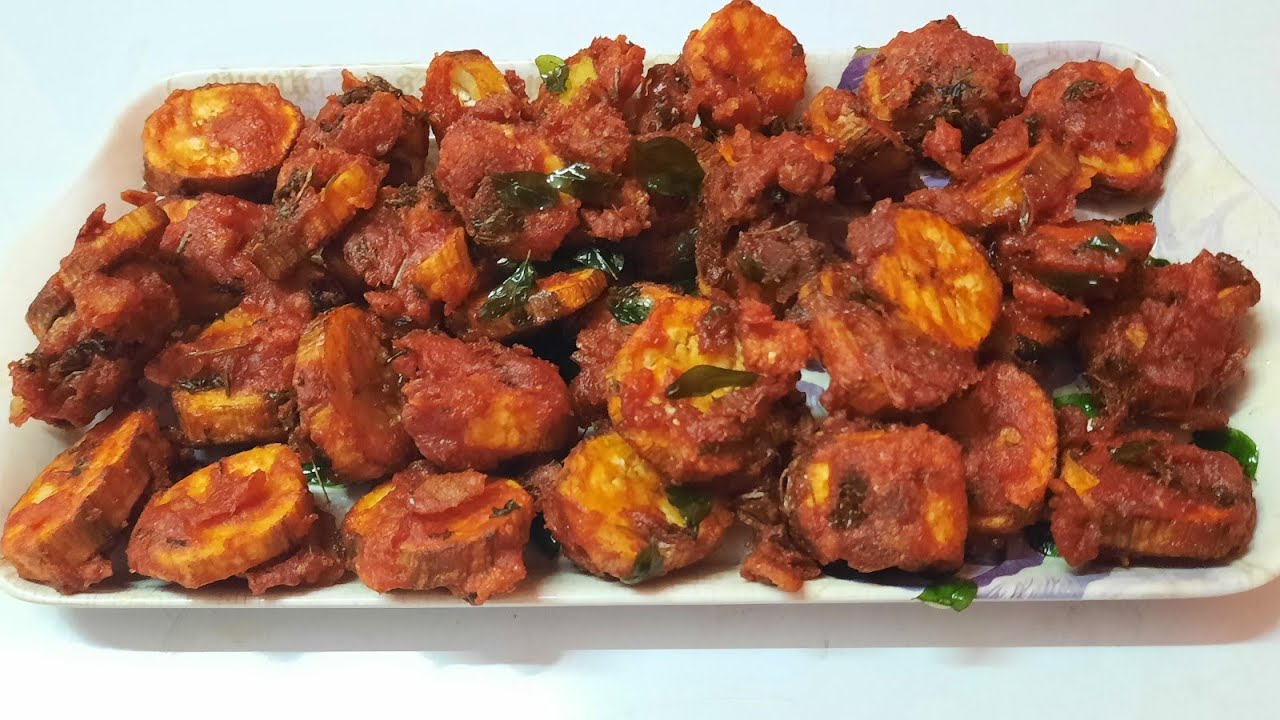 வாழைக்காய் 65 || How to make Valakkai 65 Recipe in Tamil. - YouTube