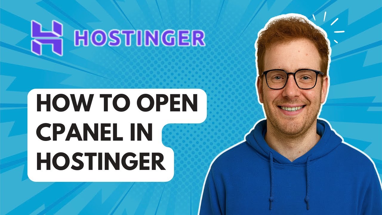 How to Open cPanel in Hostinger [2025 Guide] - YouTube