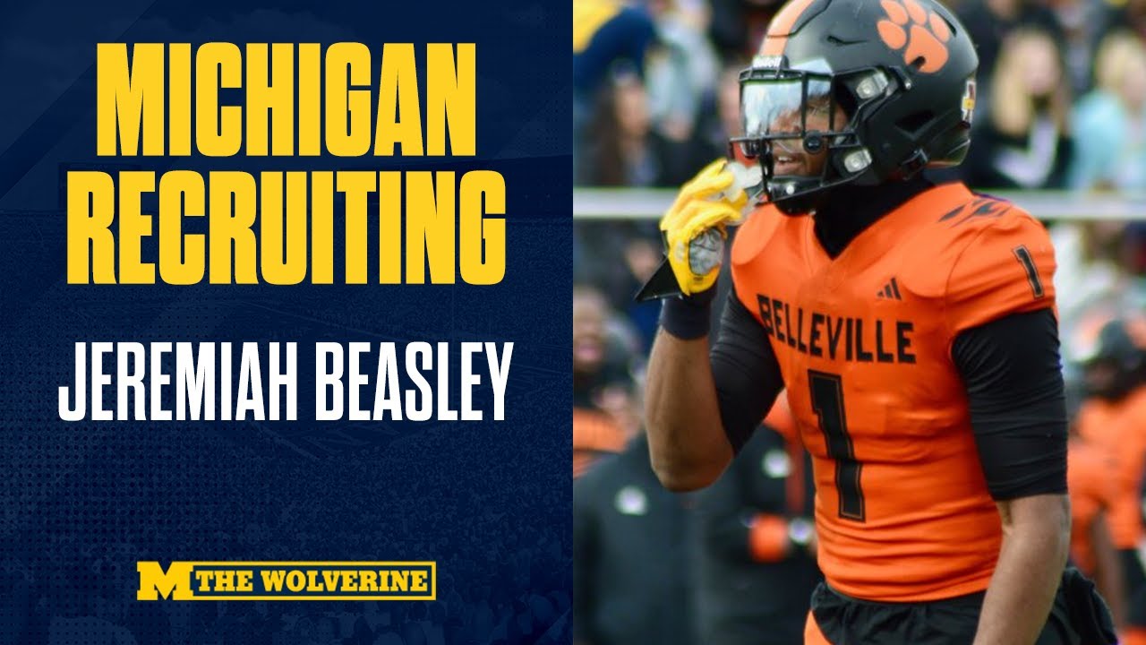 LB commit is a TACKLING MACHINE! | Jeremiah Beasley | Michigan Football ...