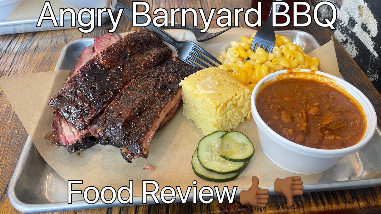 Food Review Of Angry Barnyard BBQ In Bakersfield, CA - YouTube