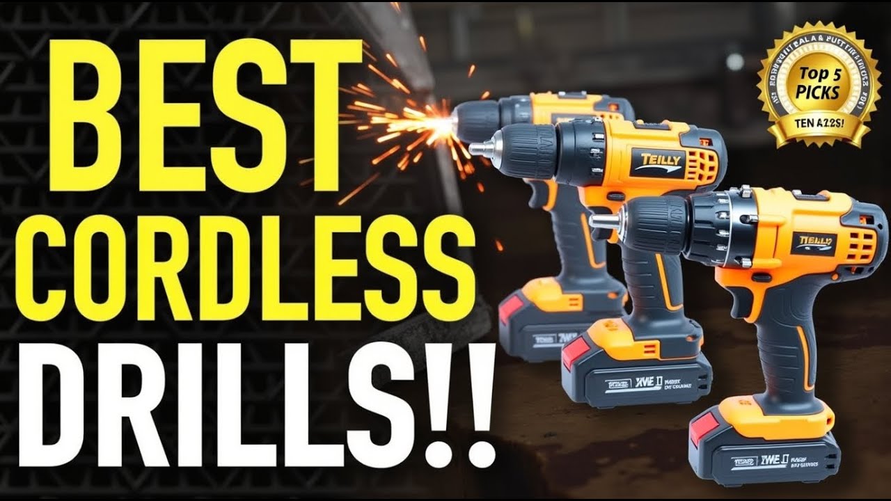 5 Best Cordless Drills 2025 | Top Power Drills For Every Home! - YouTube