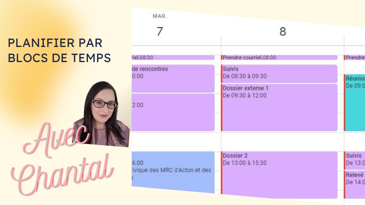 Tutoriel : Planifier son travail avec la méthode des blocs de temps 📅 ...