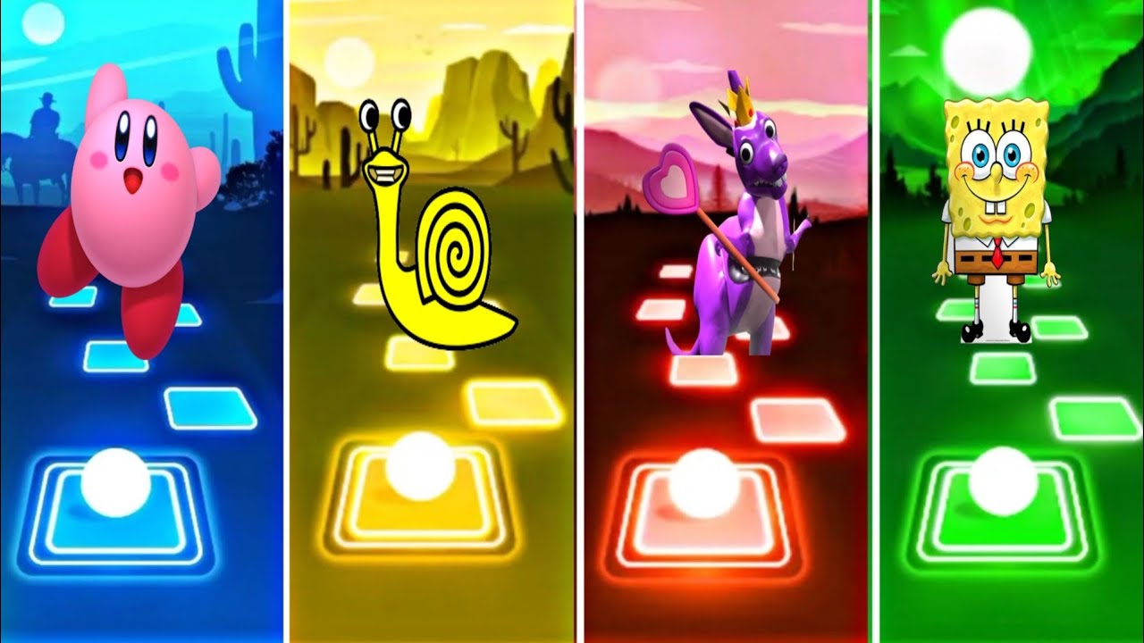 Kirby🆚Slow Seline🆚FAIRY URUROO KANGAROO🆚SpongeBob SquarePants💥Who is ...