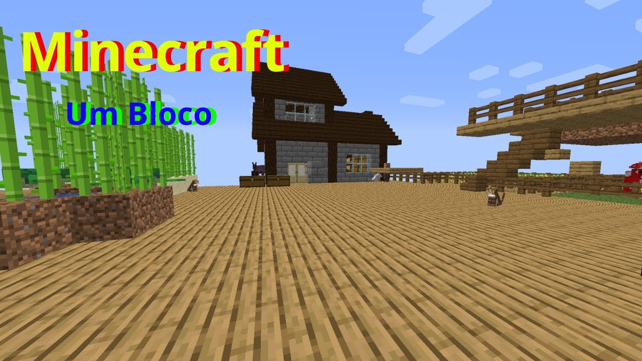 Minecraft Um Bloco | Novos amigos ep 7 - YouTube