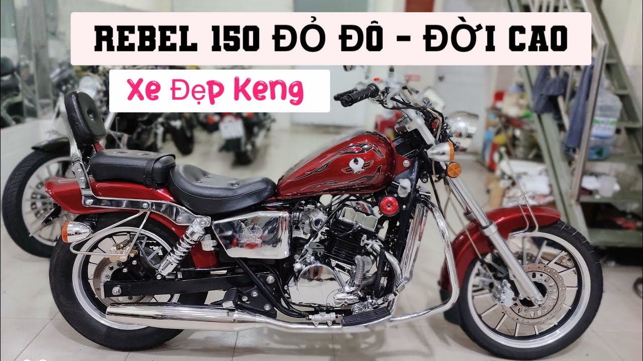 REBEL 150 2012 MÀU ĐỎ ĐÔ CỰC ĐẸP MẪU MỚI TẠI LÂM MOTOR 0336937035 - YouTube