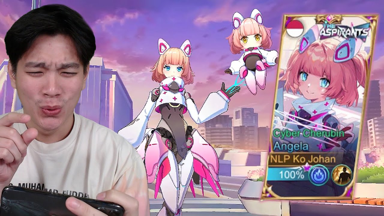 Review Skin Angela Aspirants, Skin Angela Tergemoy Ini Mah!! - Mobile Legends - YouTube