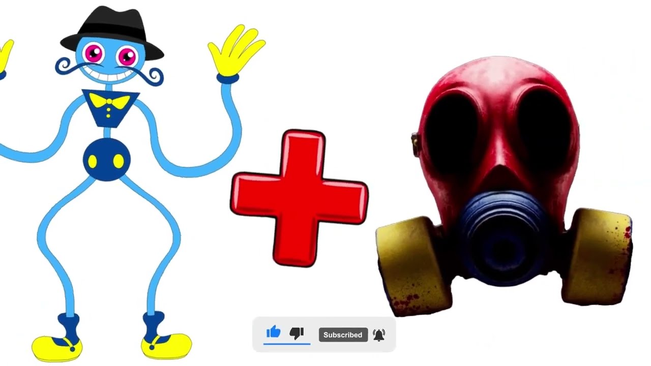 Daddy Long Legs + Gas Mask = ??? Poppy Playtime Animation - YouTube