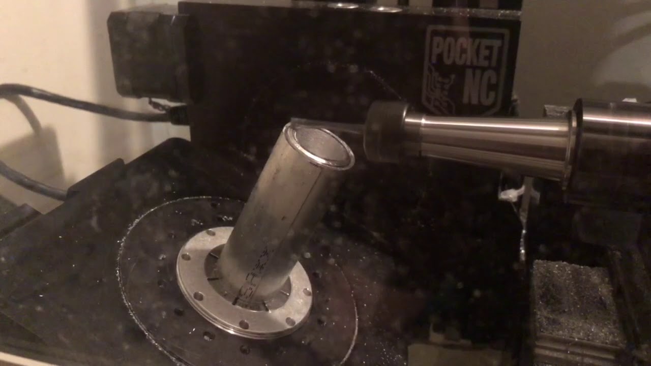 Pocket NC swarf cut - YouTube
