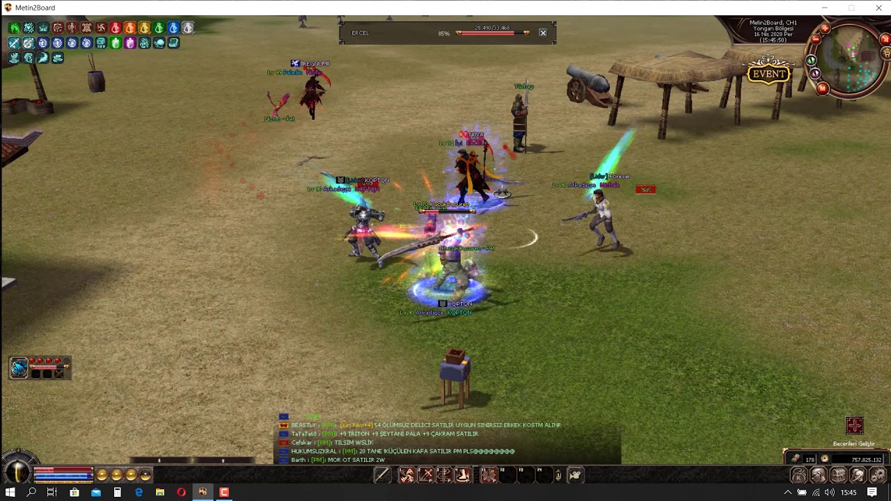 METİN2 BOARD 70 LEVEL KÜÇÜKDÜŞÜREN 2.KISIM - YouTube