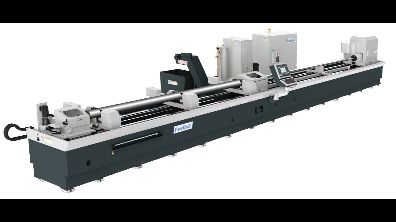 Precihole Broach Rifling Machine - YouTube