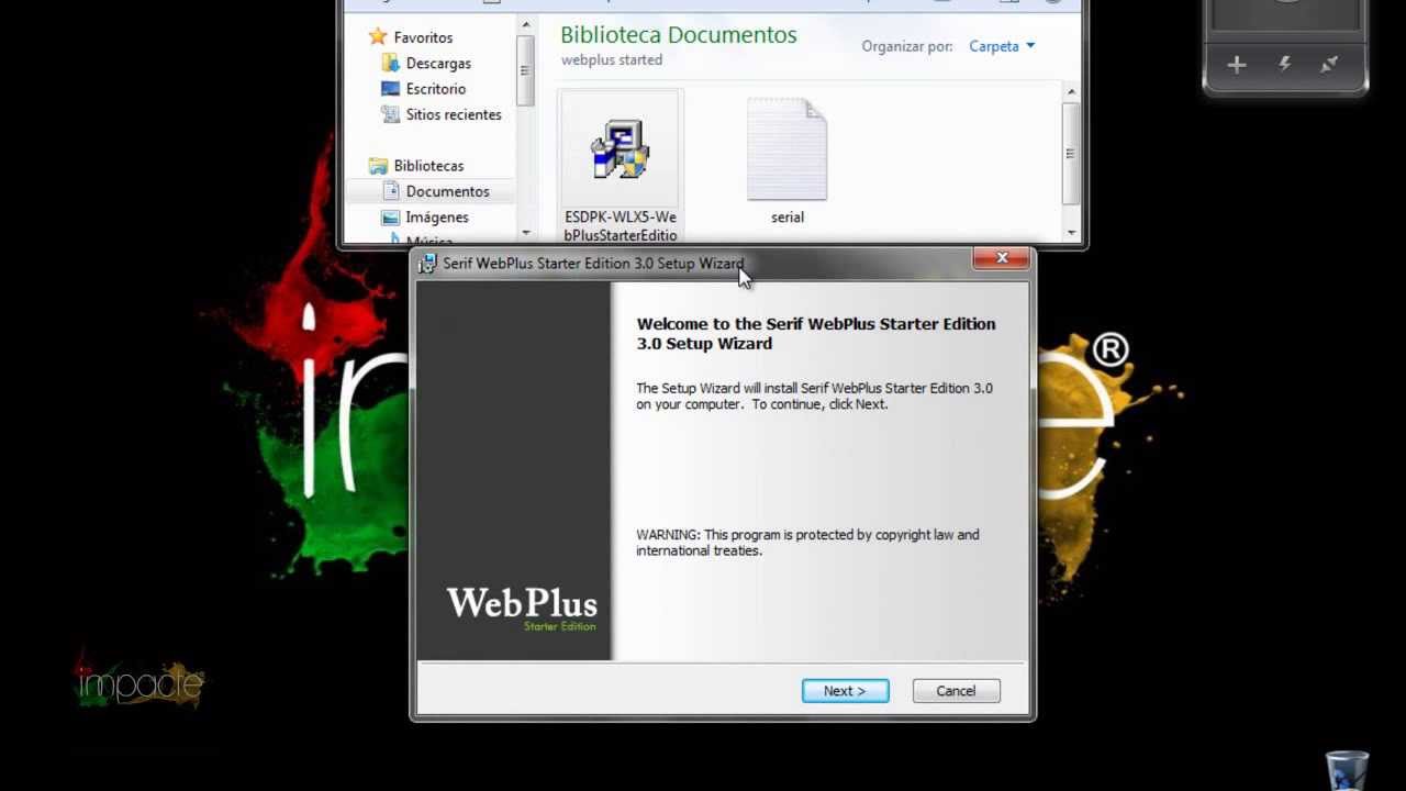 instalación de WebPlus Started - YouTube