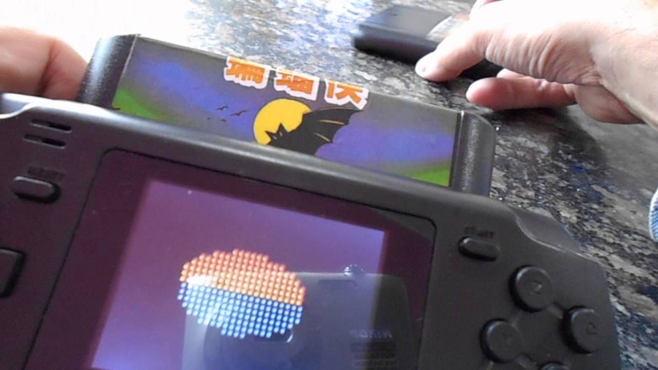 Mega drive portatil - com cartucho de verdade - Review [PT-EN-ES] - YouTube