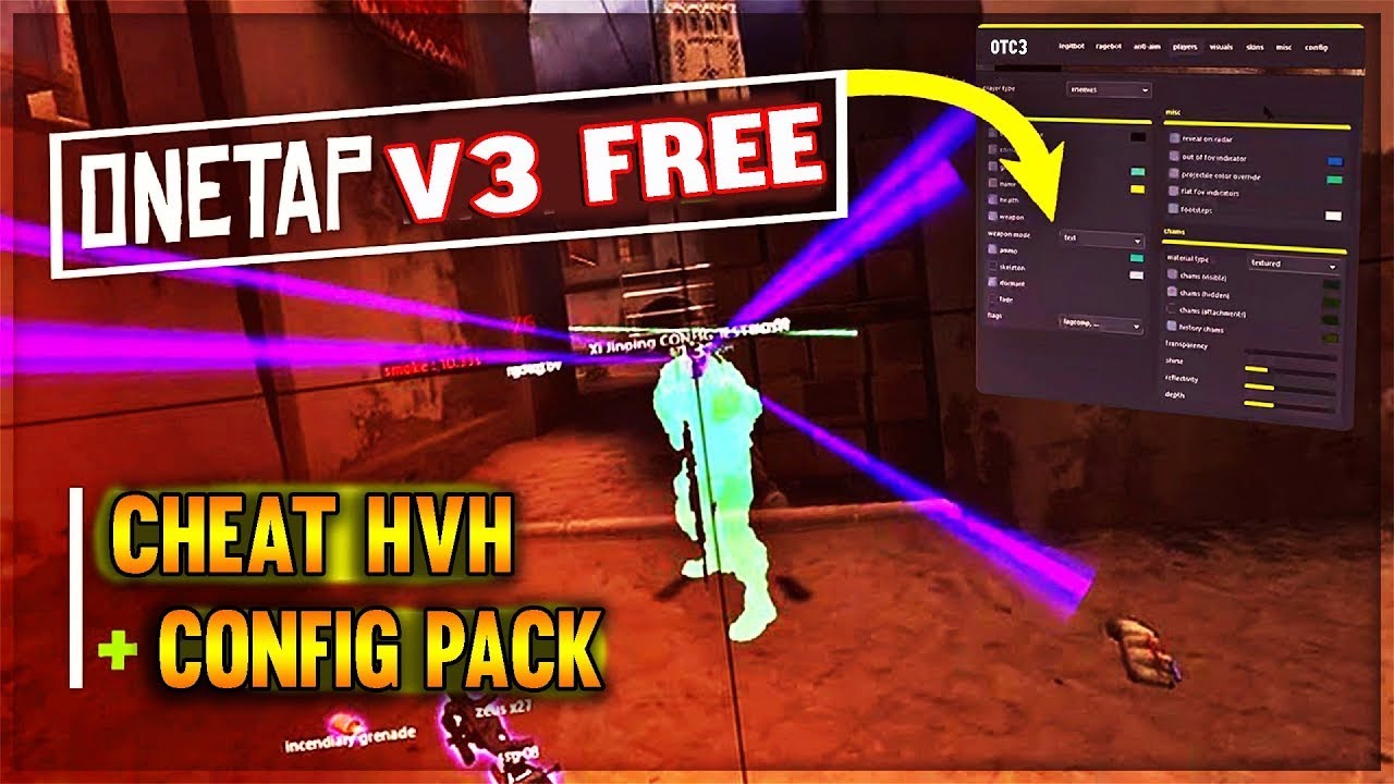 BEST FREE HVH CONFIG FOR OTC V3 (cfg+dll+js) - YouTube