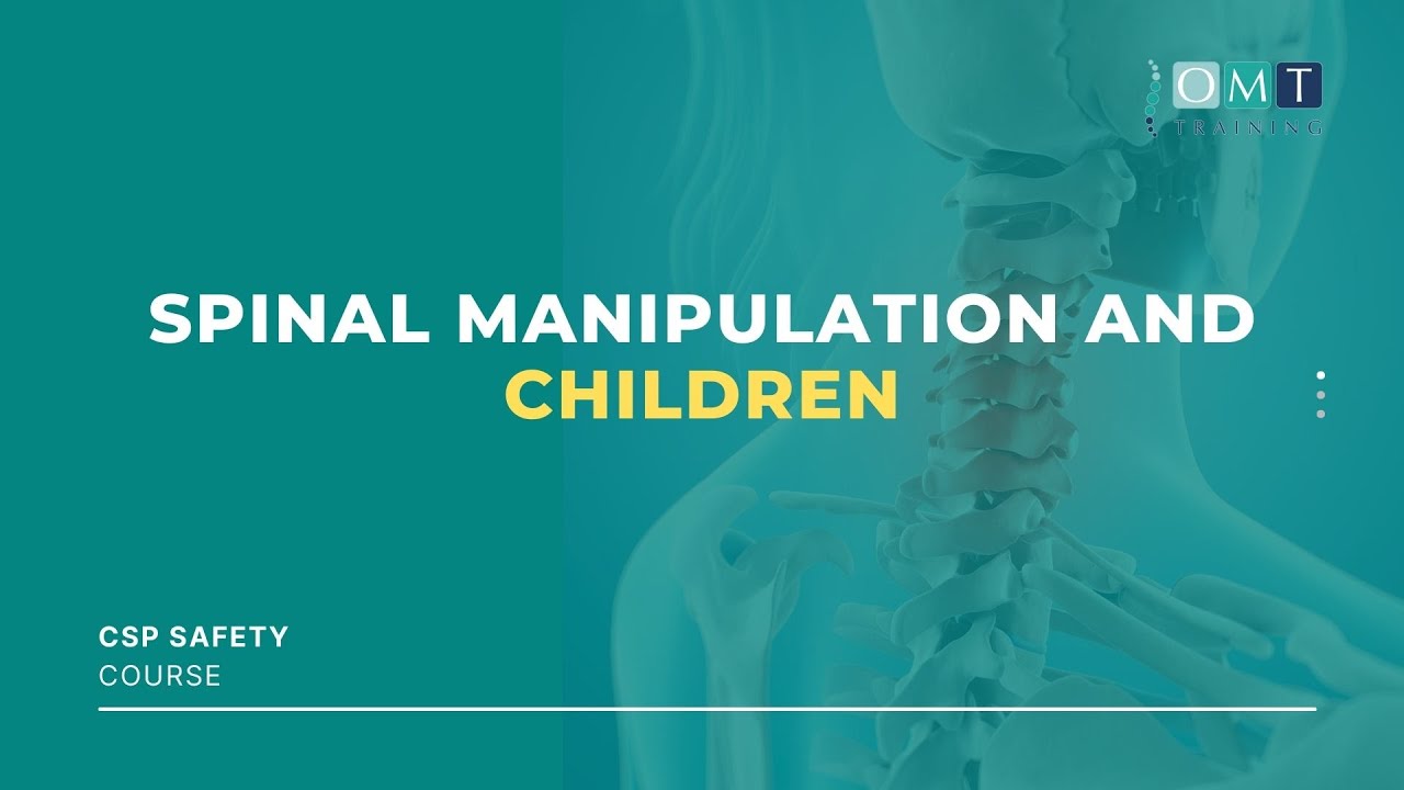 Spinal Manipulation and Children - YouTube