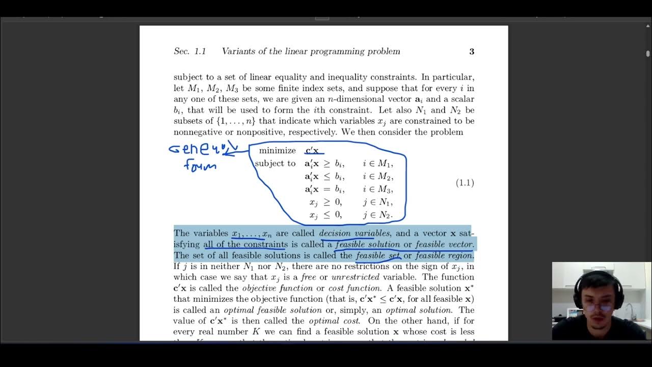 LInear Programming 1 - YouTube