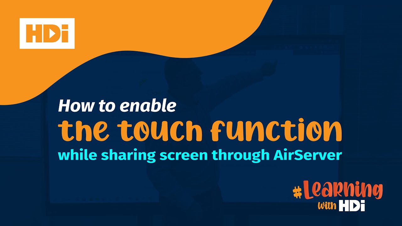 How To Enable The Touch Function While Sharing Screen Through AirServer ...