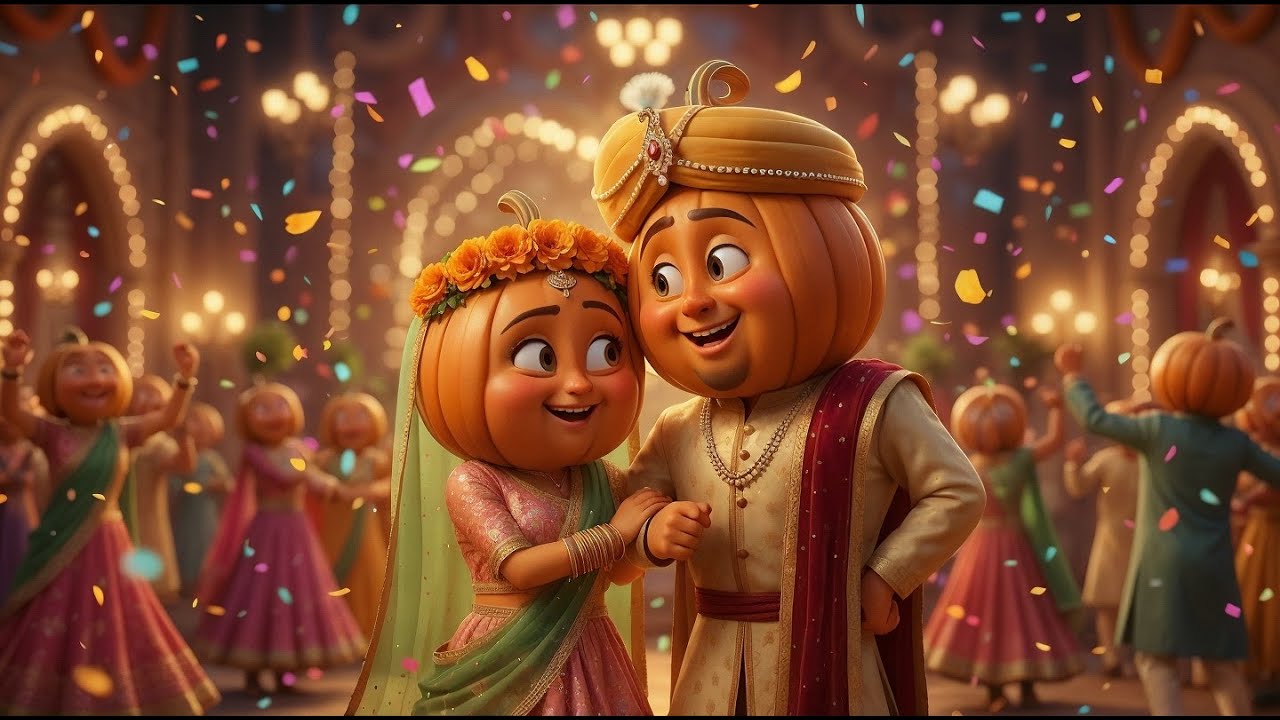 Kaddu Ki Nikli Shahi Baraat | Kids Hindi Cartoon Rhymes | कद्दू की ...