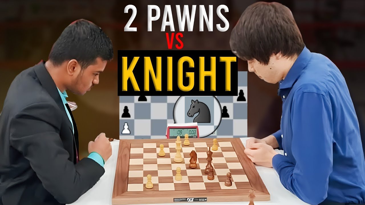 When Two Pawns Are Stronger Than a Knight | GM Pranesh M vs GM Robson ...