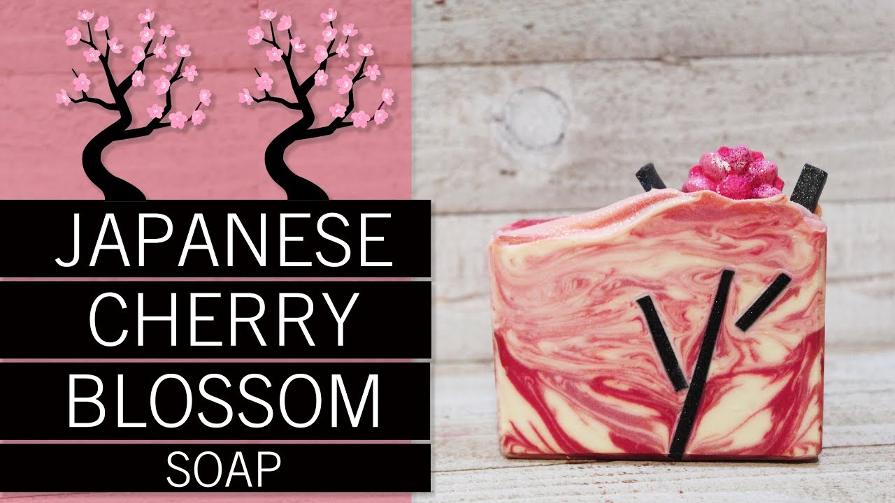 Making Japanese Cherry Blossom Soap | Milk & Sugar Bath Co. - YouTube