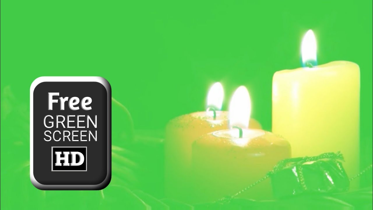 Candle green screen video effects | Green screen candle animation video ...