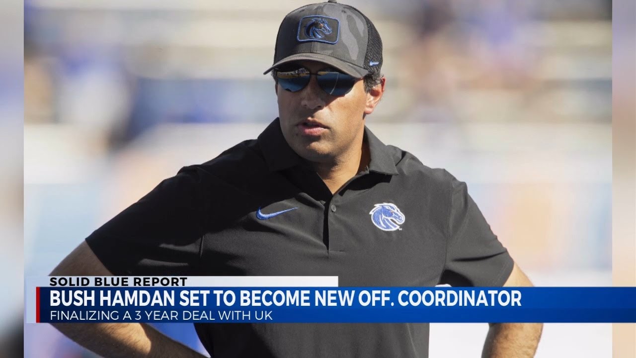 Kentucky Football hires Bush Hamdan as new Offensive Coordinator - YouTube