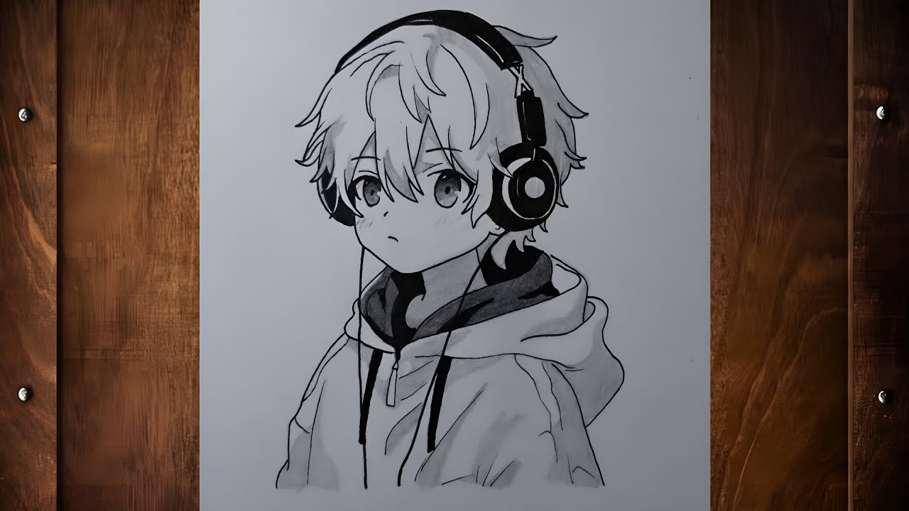 Easy drawing tutorial | how to draw anime boy step by step | cool anime ...