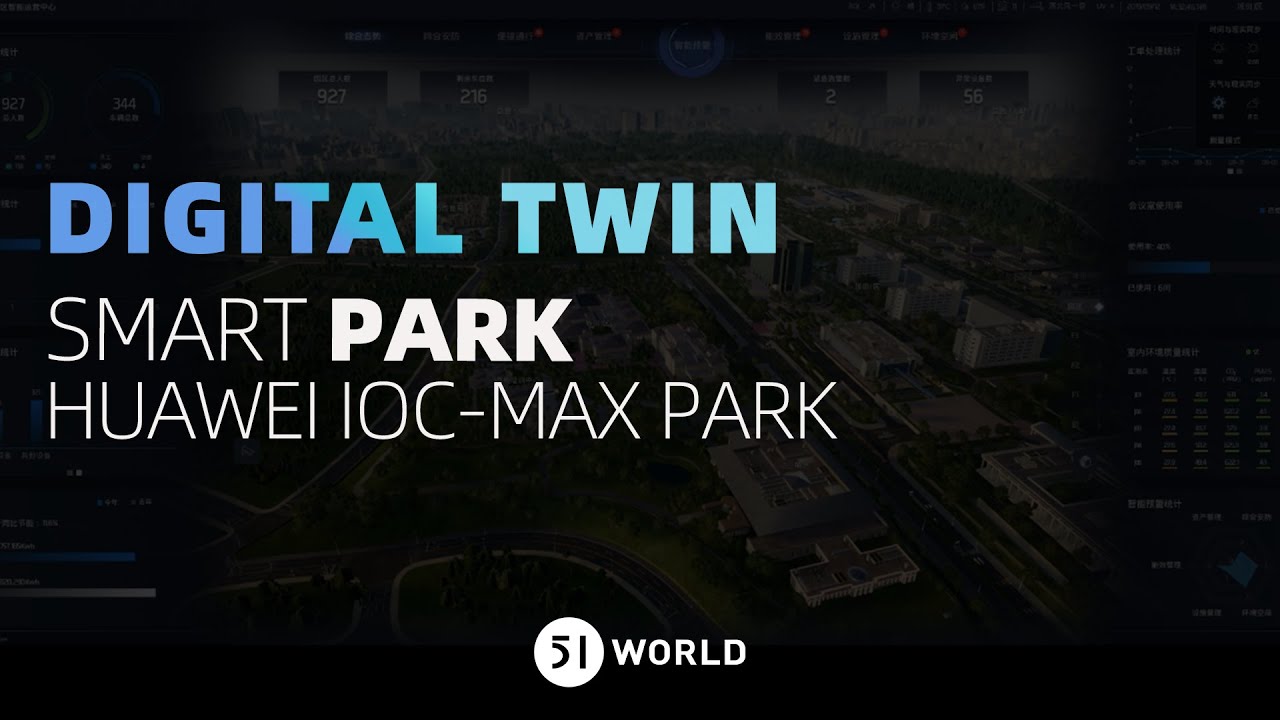 SmartPark - Huawei Global Headquarters Bantian Park IOC-MAX - YouTube
