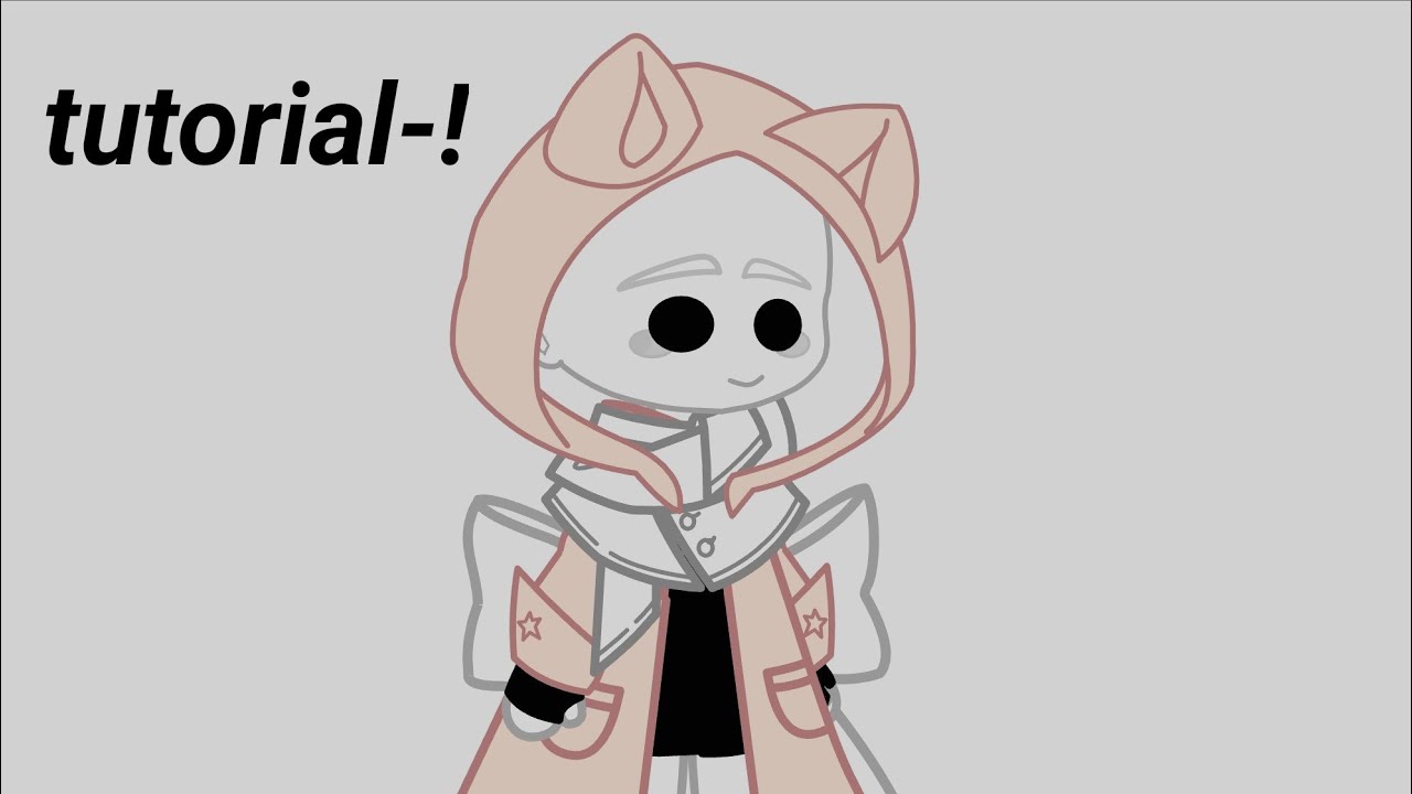 how to make this outfit in gacha online - YouTube