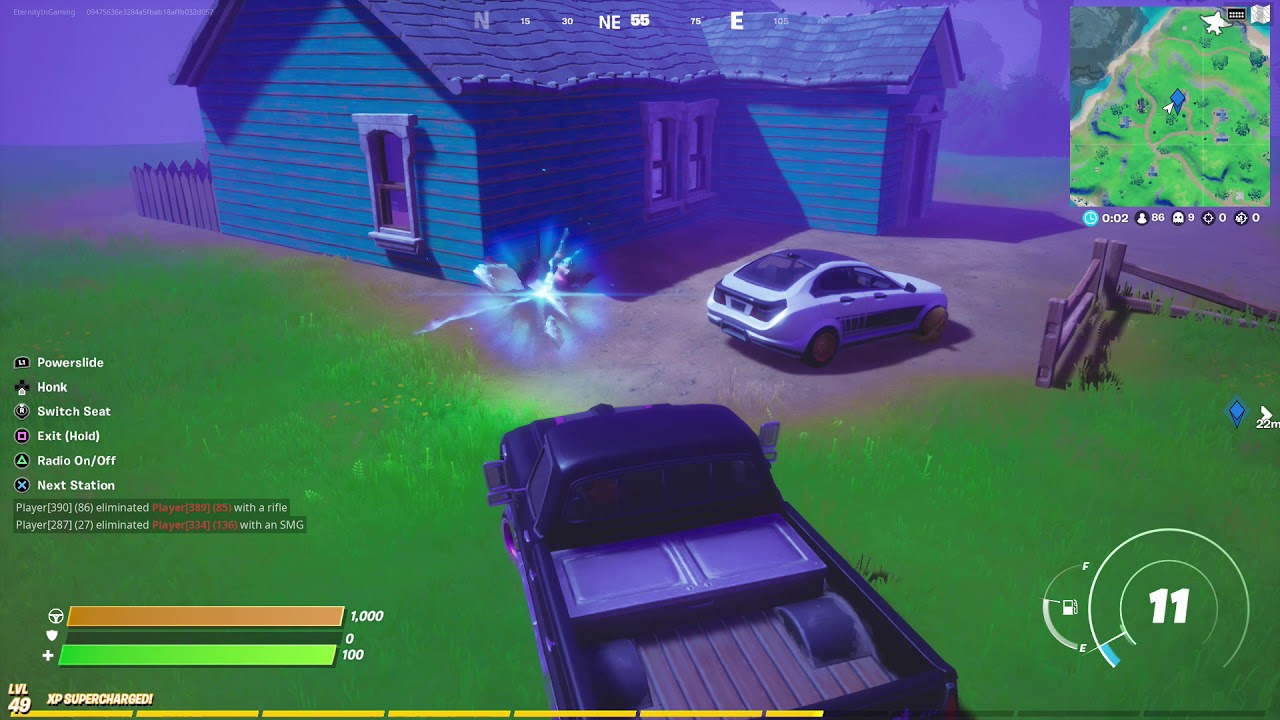 Drive a car or truck through a rift - Fortnite Challenges - YouTube