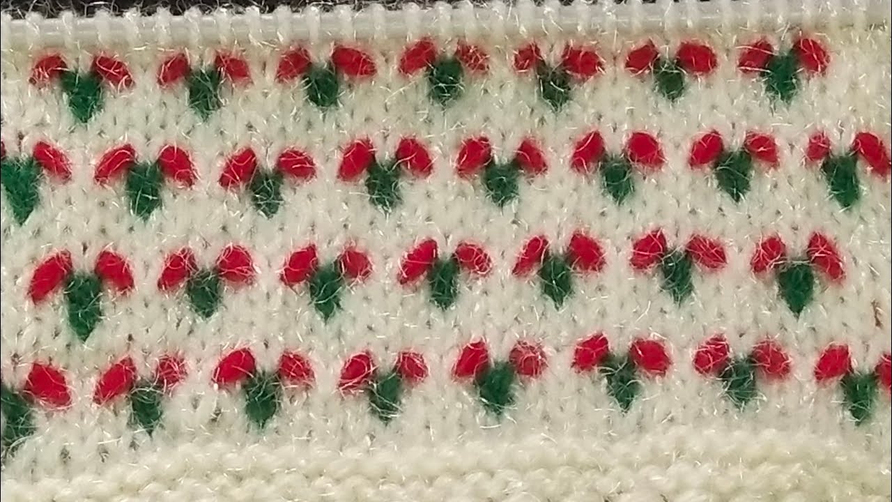 multicoloured knitting pattern / Two colour sweater design for babies ...