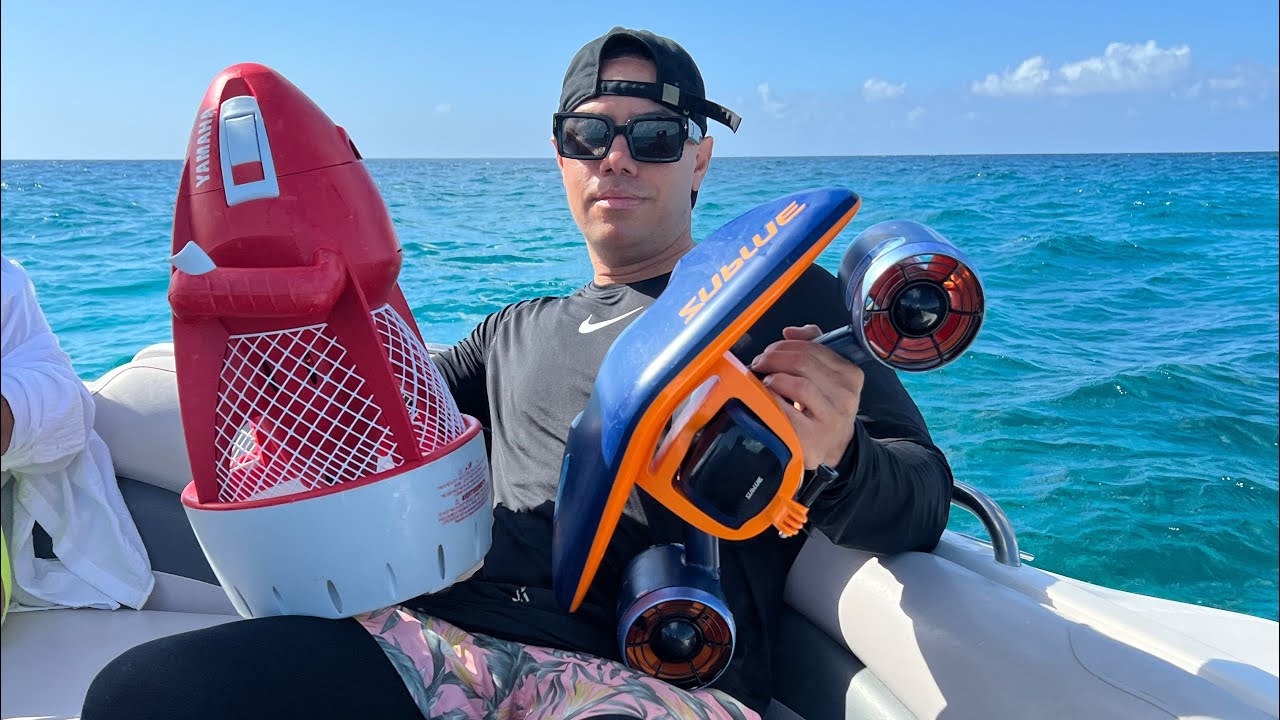 Turks and Caicos water scooter - YouTube