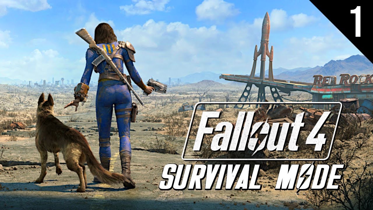 Fallout 4 (Survival Mode) #1 - The Deadly Wasteland - YouTube
