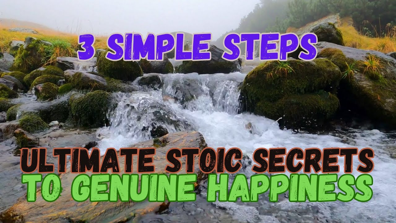 3 Easy steps to find Genuine Joy with Stoicism - YouTube