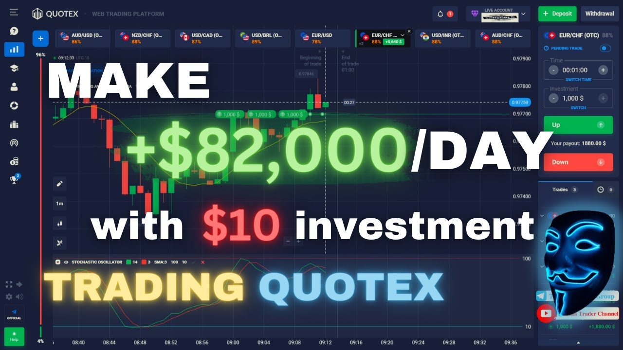 MAKE $82,000 PER DAY WITH $10 TRADING QUOTEX |BEST QUOTEX COMPOUNDING ...